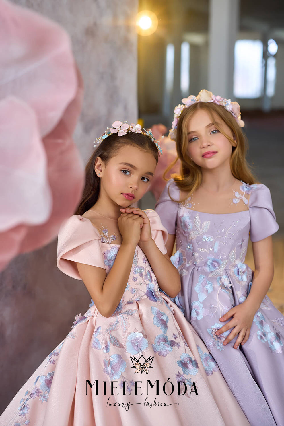 Elysian Garden Couture Flower Girl Dress - Miele Moda Luxury Fashion