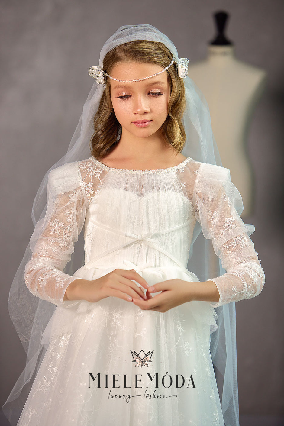 Crystal Angels Communion Dresses - Miele Moda Luxury Fashion